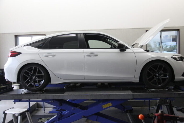 シビック FL1 SPOON ダウンサスとリジカラ取り付けと四輪アライメント ｜ カー用品持込取り付け専門店 フラットフィールド ・四輪 ...